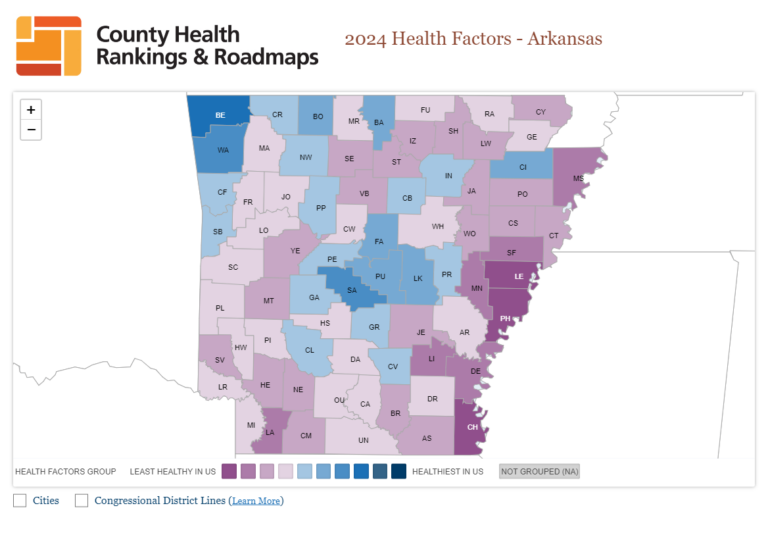 2024 County Health Rankings Highlight Disparities Between Arkansas ...